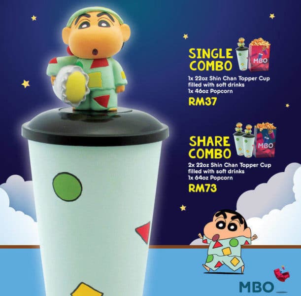Malaysia's MBO Cinemas Launches Collectible Crayon Shin Chan Drink Cup ...